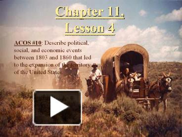 PPT – Chapter 11, Lesson 4 PowerPoint presentation | free to download ...
