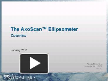 The%20AxoScan presentation | free to download