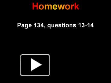 PPT – Homework PowerPoint presentation | free to download - id: 7a6a0e ...