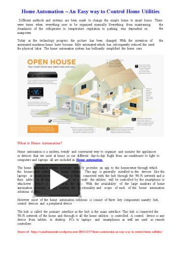PPT – Home Automation PowerPoint presentation | free to download - id ...