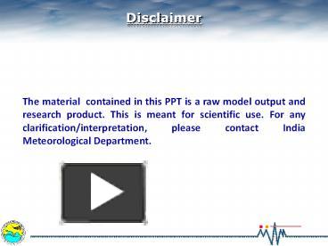 PPT – Disclaimer PowerPoint presentation | free to view - id: 7a94cb-YjM0N