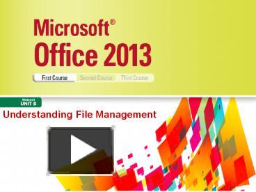 PPT – Understanding File Management PowerPoint presentation | free to ...