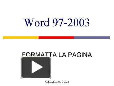 Word 97-2003 presentation | free to download