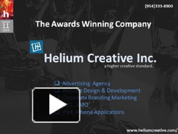 PPT – Helium Creative - An Award Winning Company PowerPoint ...