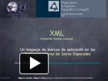 XML Extensible Markup Languaje presentation | free to download
