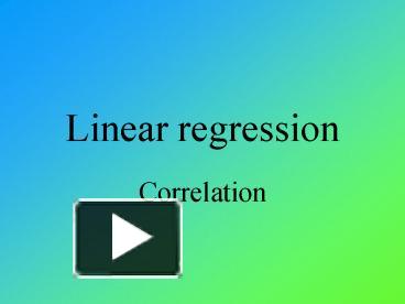 PPT – Linear regression PowerPoint presentation | free to download - id ...