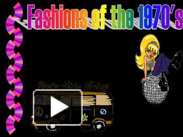 Fashions of the 1970's presentation | free to download