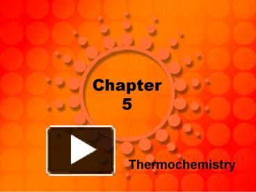 PPT – Thermochemistry PowerPoint presentation | free to view - id ...