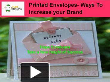 PPT – Get Professional Printed Envelopes PowerPoint presentation | free ...