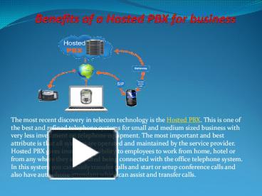 PPT – Benefits of a Hosted PBX for business PowerPoint presentation ...