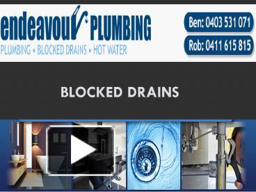 Blocked Drains presentation | free to download