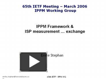 PPT – IPPM Framework PowerPoint presentation | free to download - id ...
