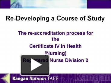 PPT – The reaccreditation process for the PowerPoint presentation ...