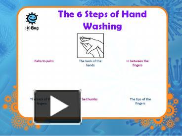 The 6 Steps of Hand Washing presentation | free to download
