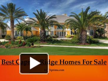 Best Capron Ridge Homes For Sale by Diprima presentation | free to download