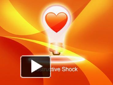 Obstructive Shock presentation | free to download