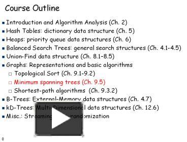 PPT – Course Outline PowerPoint presentation | free to download - id ...