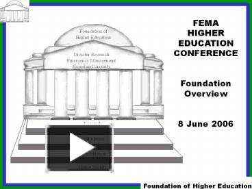 FEMA presentation | free to view
