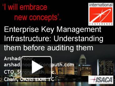PPT – Enterprise Key Management Infrastructure: Understanding them ...