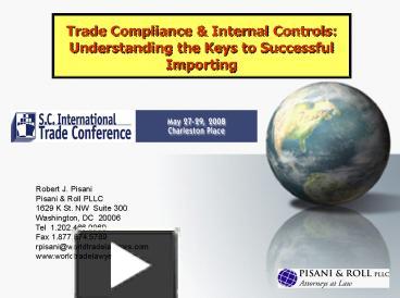 Trade Compliance presentation | free to view