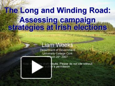 PPT – The Long PowerPoint presentation | free to view - id: 7bcc7-YTgzZ