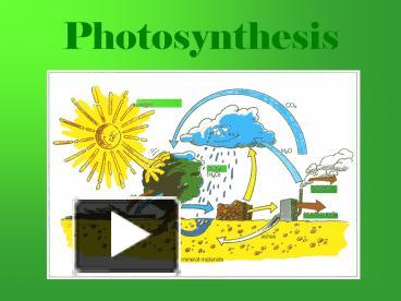 PPT – Photosynthesis PowerPoint presentation | free to download - id ...