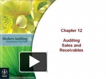 PPT – Auditing PowerPoint presentation | free to download - id: 7bfa24 ...