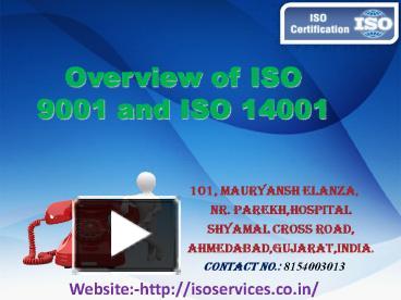 Overview of ISO Certification presentation | free to download