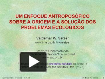 UM ENFOQUE ANTROPOS presentation | free to download