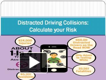 PPT – Distracted Driving Collisions Calculate your Risk PowerPoint ...