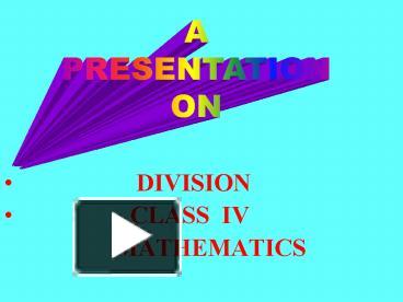 PPT – DIVISION PowerPoint presentation | free to download - id: 7c2104 ...