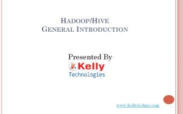 PPT – Hadoop Training in Hyderabad,Hadoop training institutes in ...
