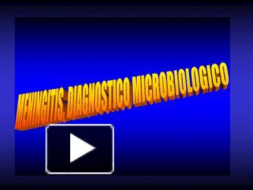 PPT – MENINGITIS. FACTORES PREDISPONENTES PowerPoint presentation ...