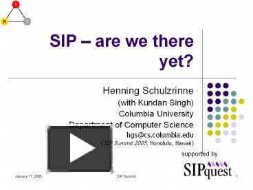 SIP presentation | free to download