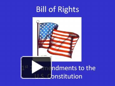 Bill of Rights presentation | free to download