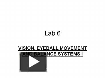 Lab 6 presentation | free to download