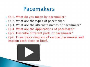 Pacemakers presentation | free to download