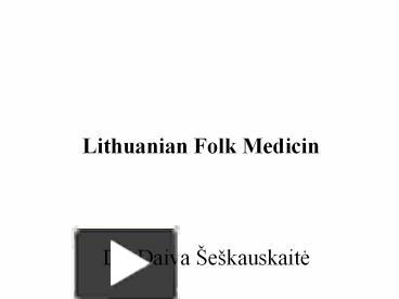 Dr. Daiva presentation | free to view