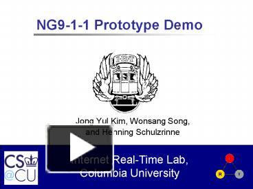 PPT – NG9-1-1 Prototype Demo PowerPoint presentation | free to download ...