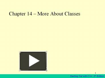 Chapter 14 presentation | free to view