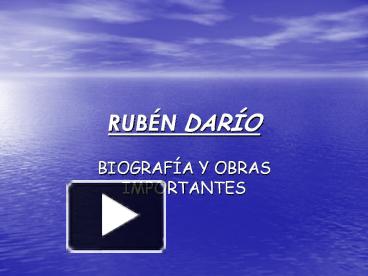 RUB presentation | free to view