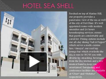 PPT – Hotel Sea Shell PowerPoint presentation | free to download - id ...
