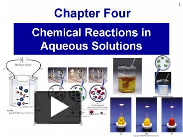 Chemical Reactions in Aqueous Solutions presentation | free to download