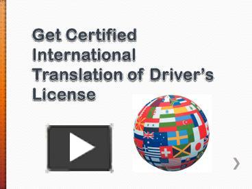 Get Certified International Translation of Driver’s License ...