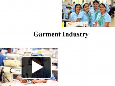 Garment Industry presentation | free to download