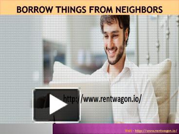 Borrow things from neighbors presentation | free to download