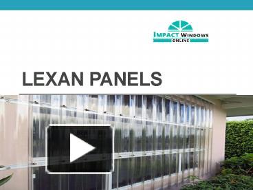 PPT – Lexan Panels (1) PowerPoint presentation | free to download - id ...