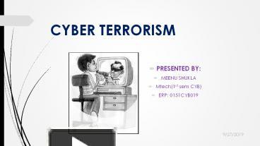 CYBER TERRORISM presentation | free to download