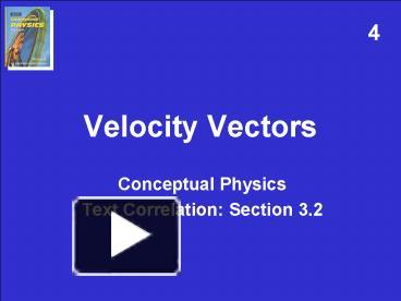 PPT – Velocity Vectors PowerPoint presentation | free to download - id ...