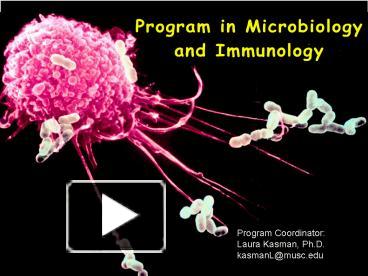 Microbiology and Immunology presentation | free to view